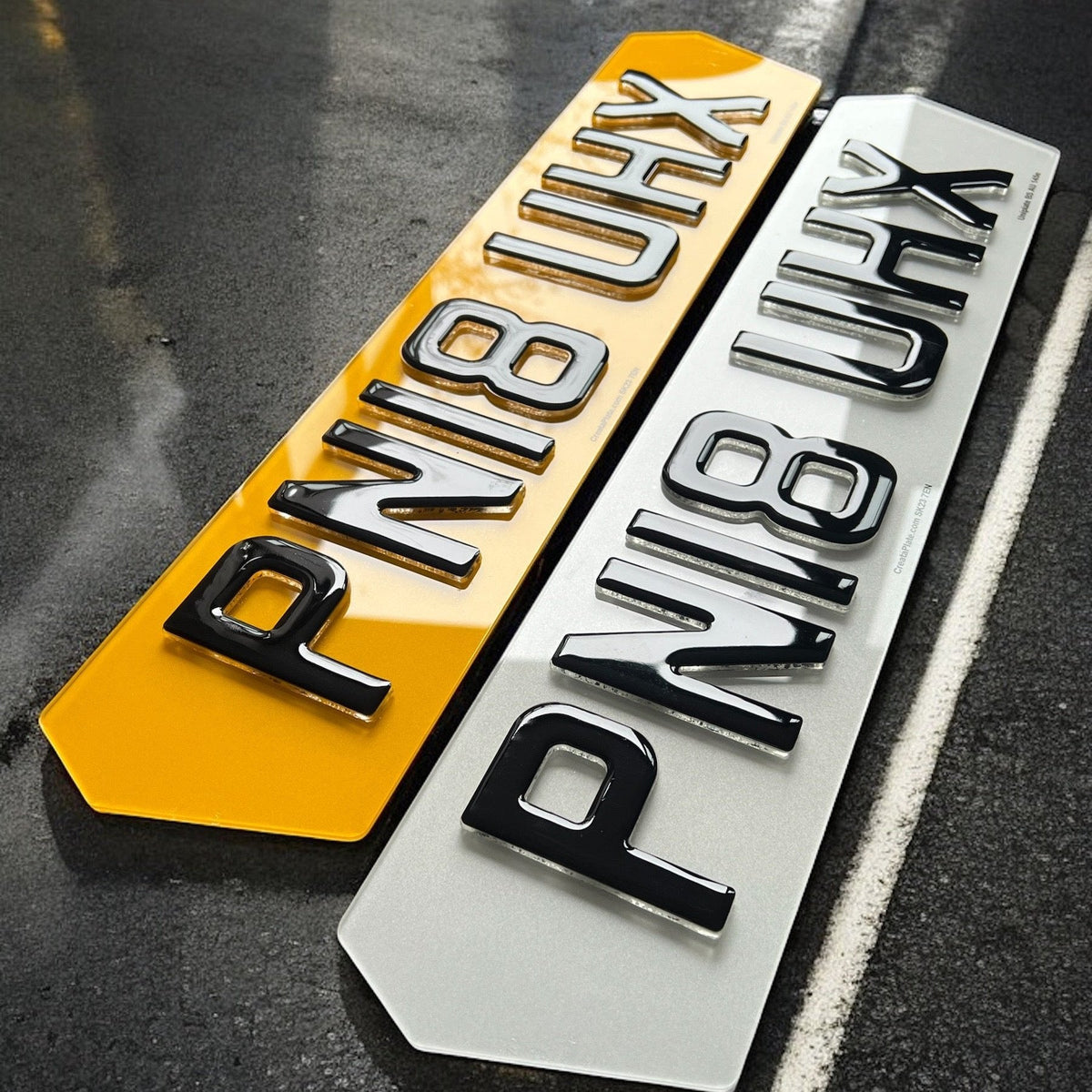 Crystal Gel Number Plates - Road Legal – Creata Plate